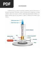 Bunsen Burner Experiment | PDF | Equipment