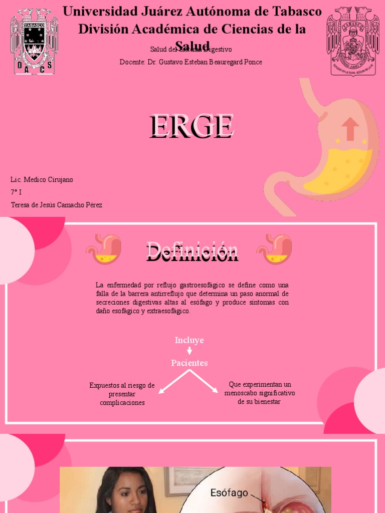 ERGE | PDF | La enfermedad por reflujo gastroesofágico | Medicina CLINICA