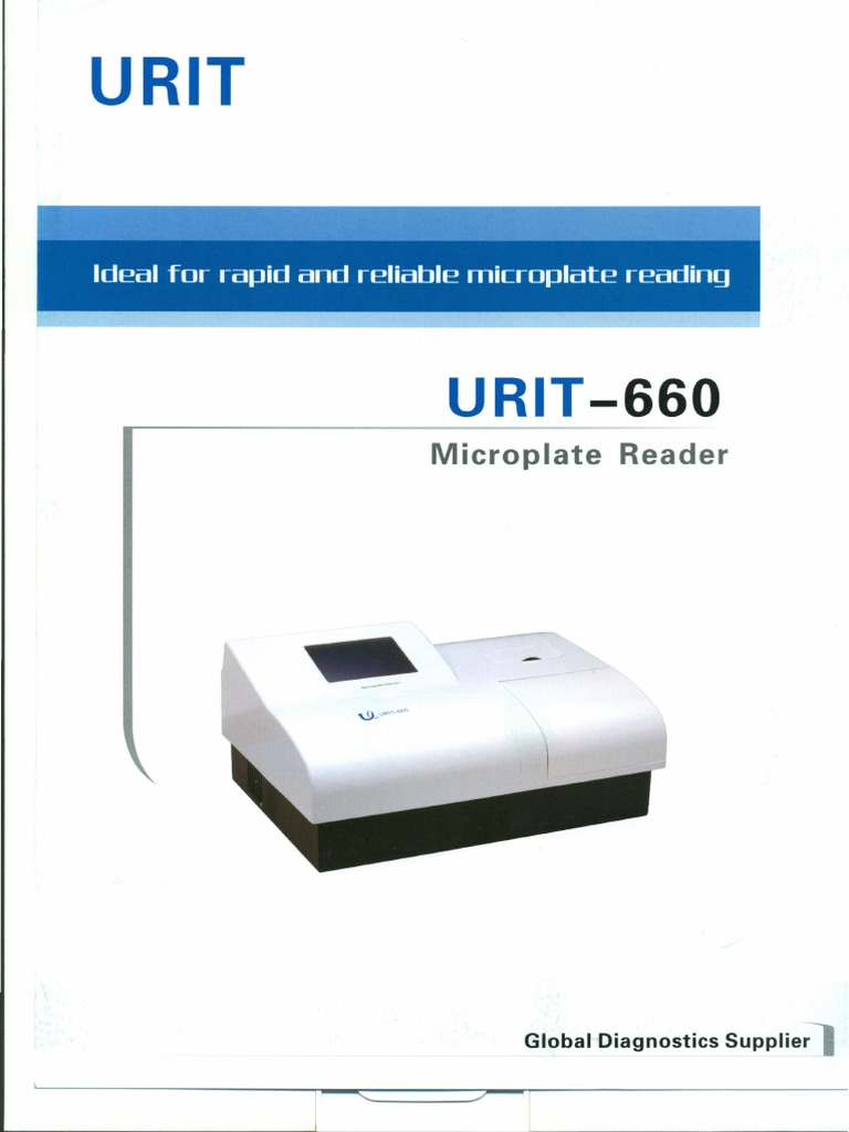Urit 660 Microplate Reader | PDF | Electrical Engineering | Computer ...