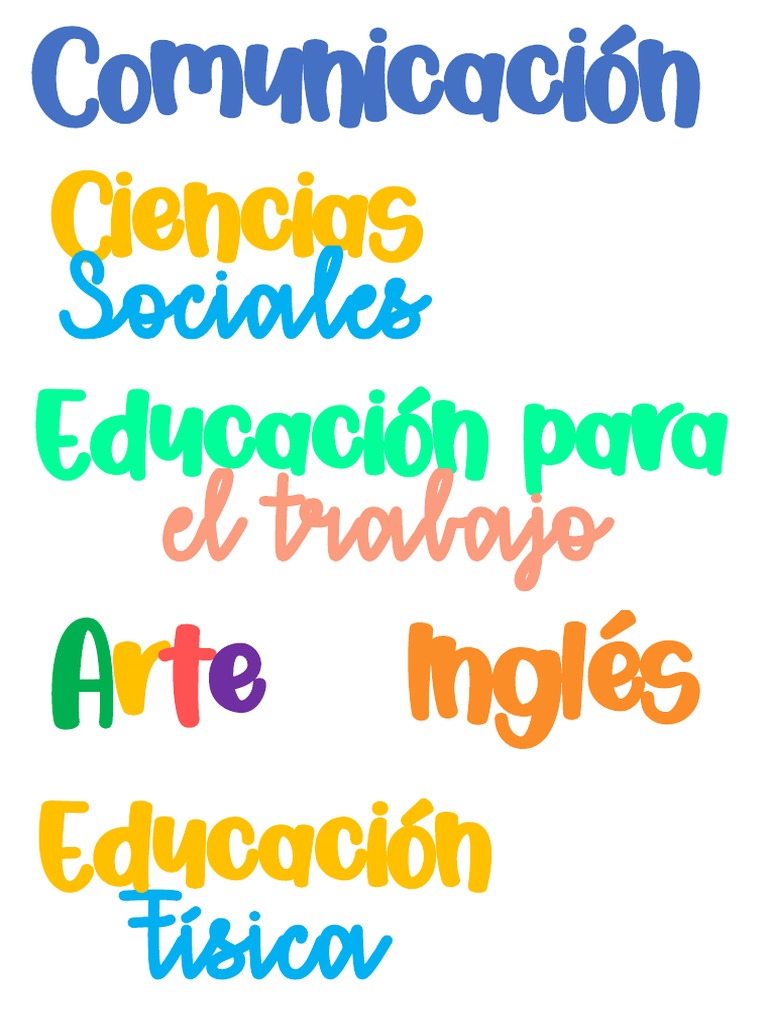 doc nombres cursos | PDF