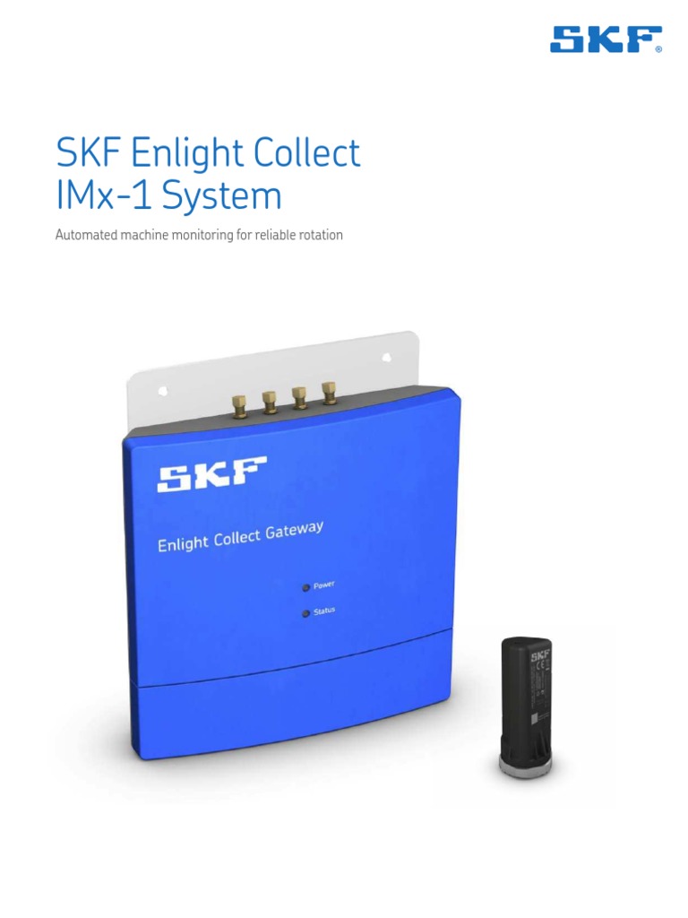 SKF Enlight Collect Imx-1 System: Automated Machine Monitoring For ...