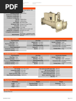 Trane Chiller Data Sheet CVHG | PDF | Building Engineering | Physical ...