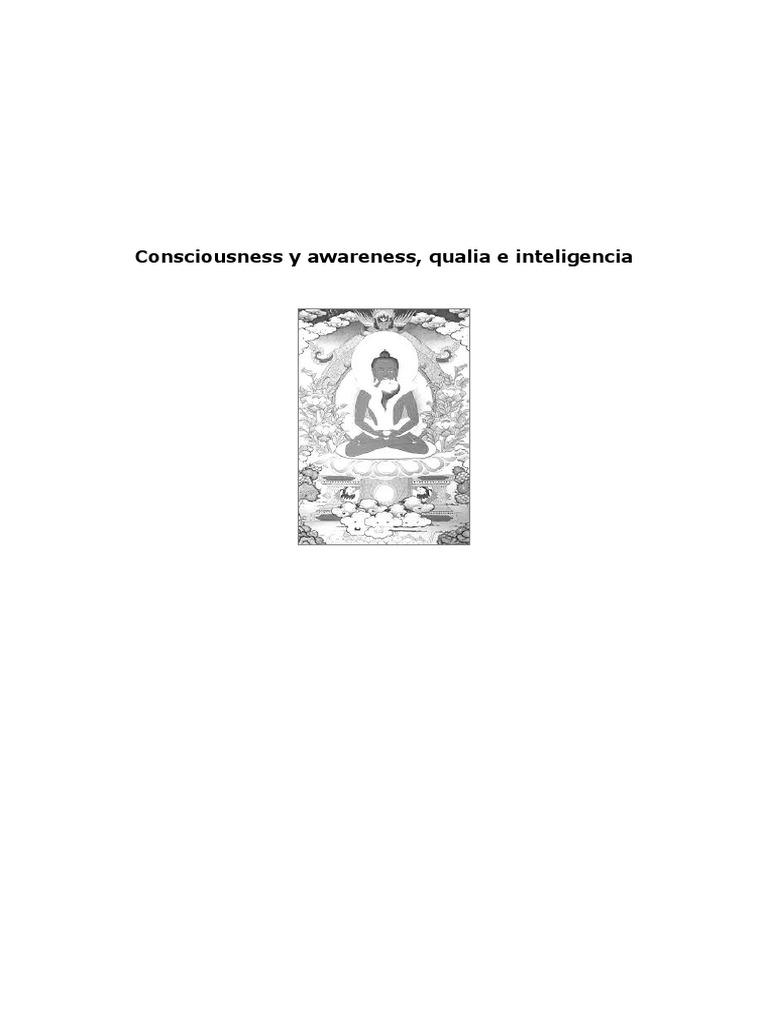 Diferencias entre qualia y conciencia | PDF | Mente | Inteligencia