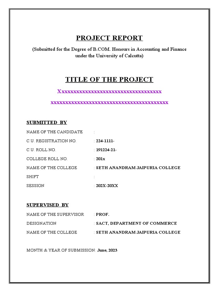 MAIN PROJECT Part 1 | PDF