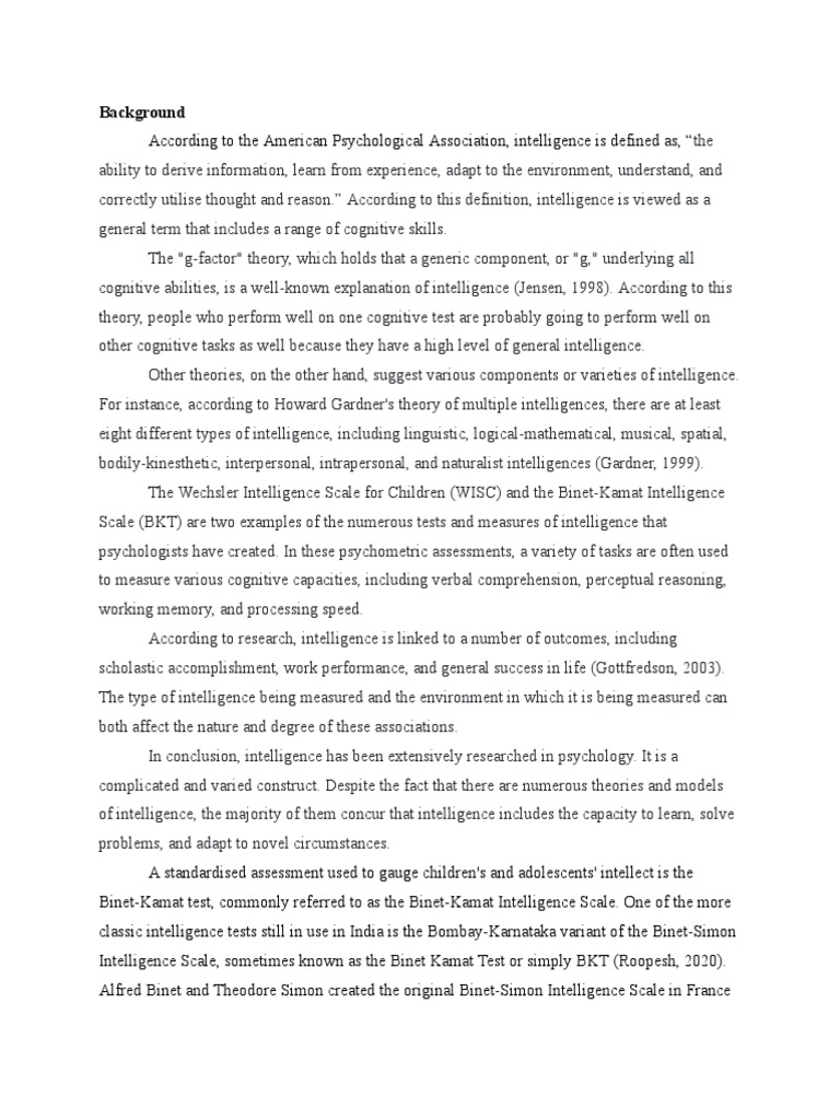 BKT Notes | PDF | Intelligence Quotient | Intelligence