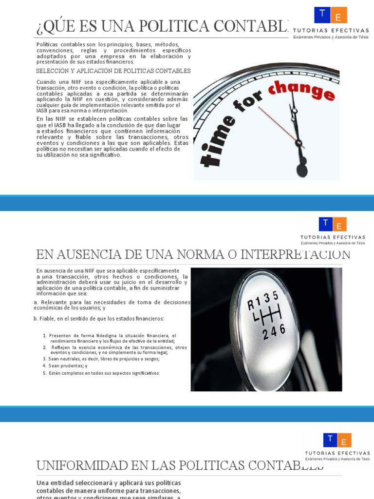 Cambios Contables - Teoria Por Tutorias Efectivas | PDF | Contabilidad ...