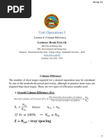 Understanding HETP in Distillation | PDF | Unit Operations | Liquids