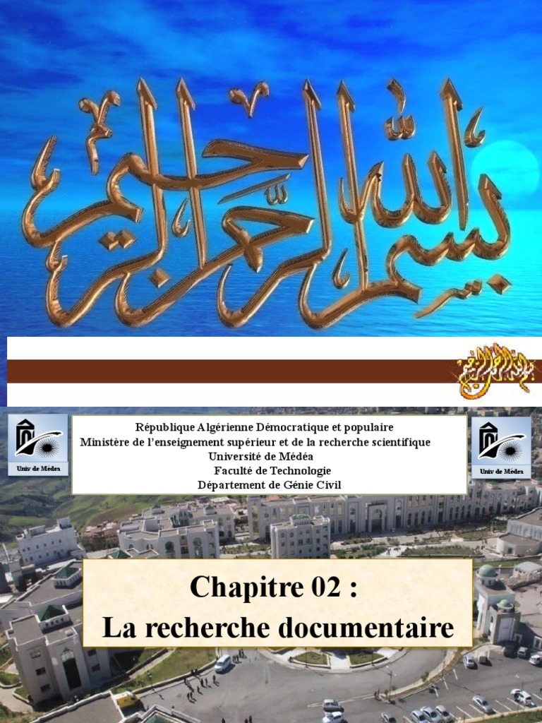 Chapitre 02 La Recherche Documentaire | PDF | Informations | Document