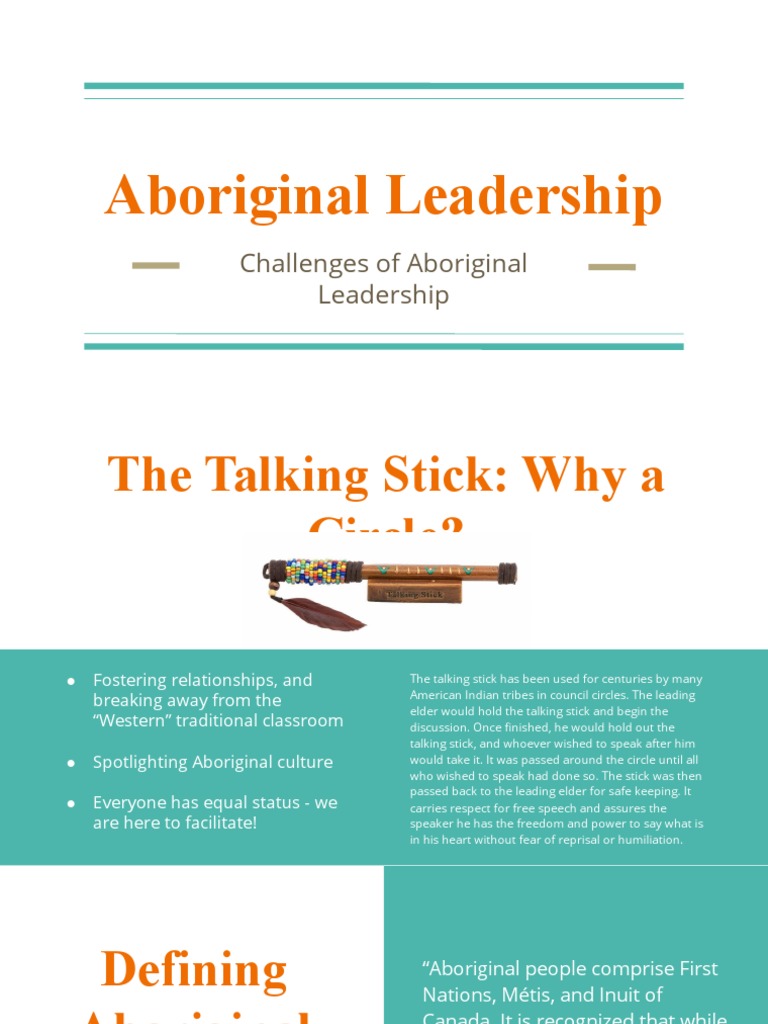 Aboriginal Leadership Insights | PDF | Leadership | Native Americans In ...