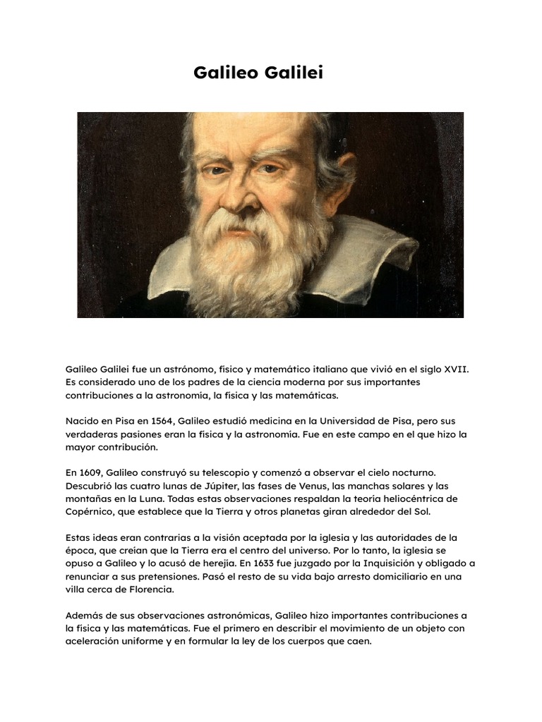 Biografía de Científicos Relevantes | PDF