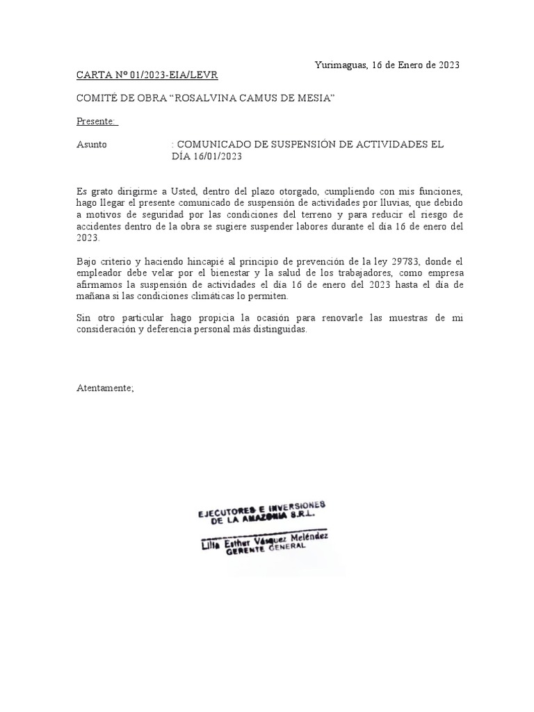 Carta Comite | PDF