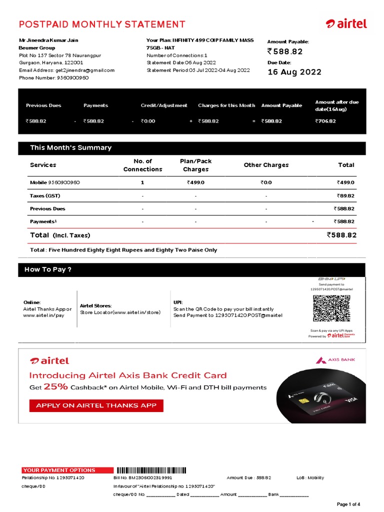 Aug 22 | PDF | Cheque | Payments
