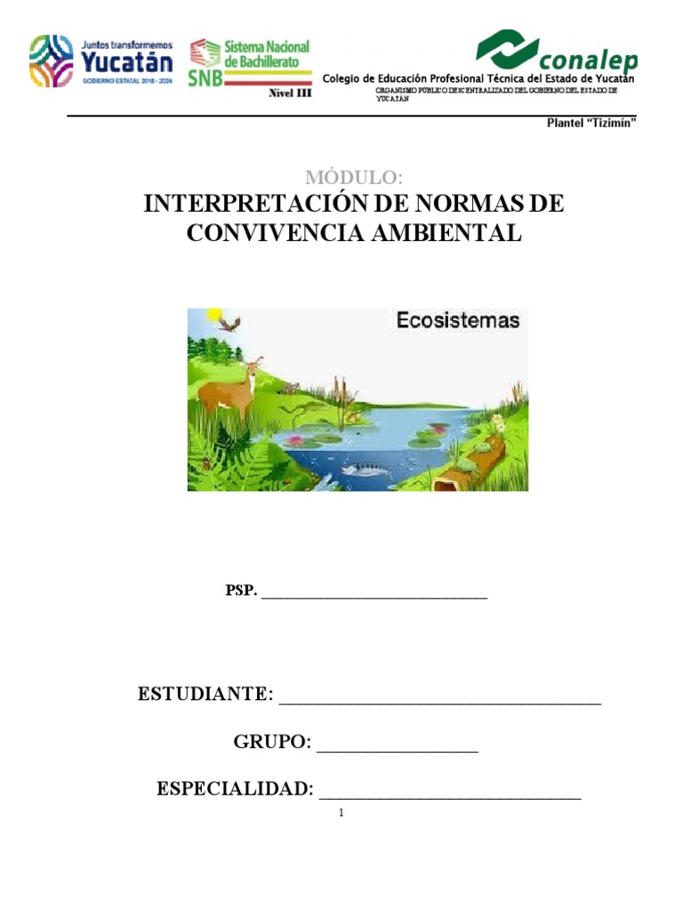 Anahi Conalep - 603 | PDF | Ecosistema | Entorno natural