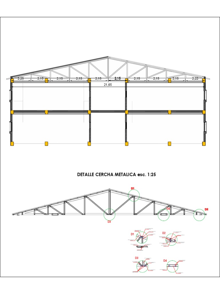 Cercha Modulo | PDF | Metalurgia | Mecanizado