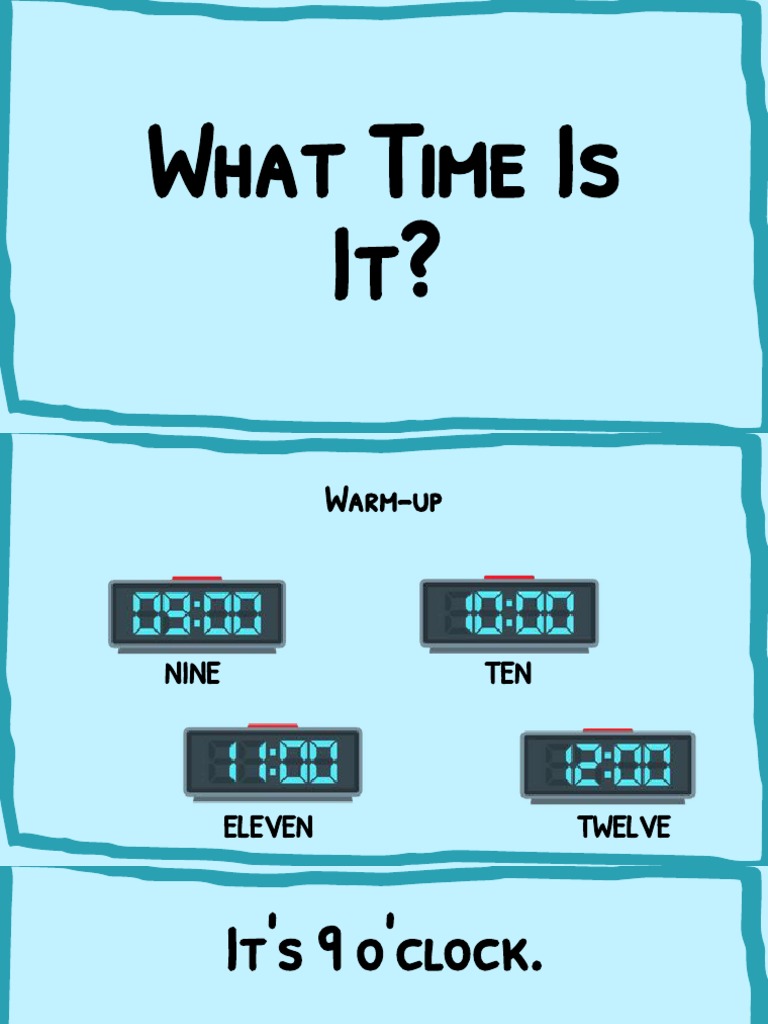Learn Time and Meal Vocabulary | PDF