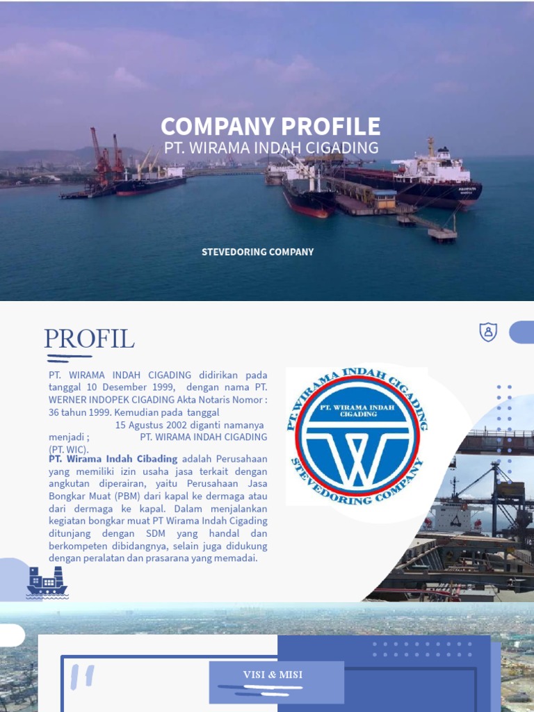 Company Profile PT Wirama Indah Cigading | PDF