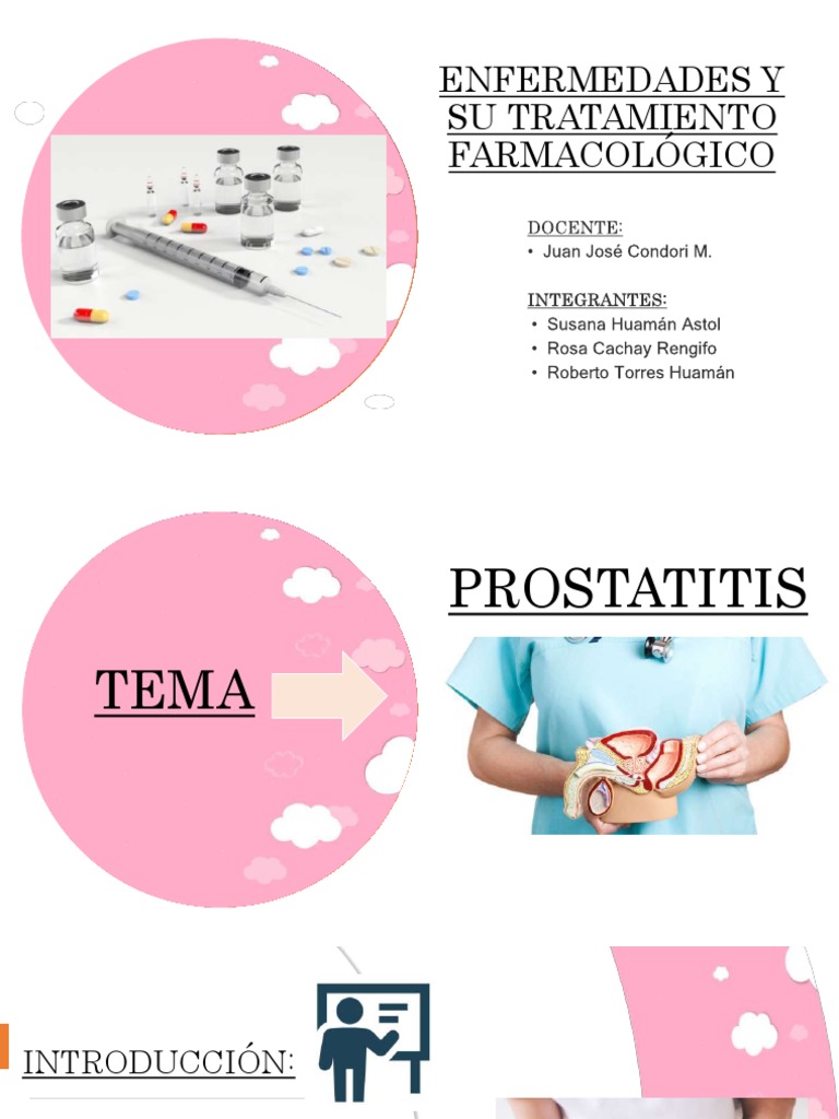 La prostatitis: causas, síntomas y tratamientos farmacológicos | PDF ...