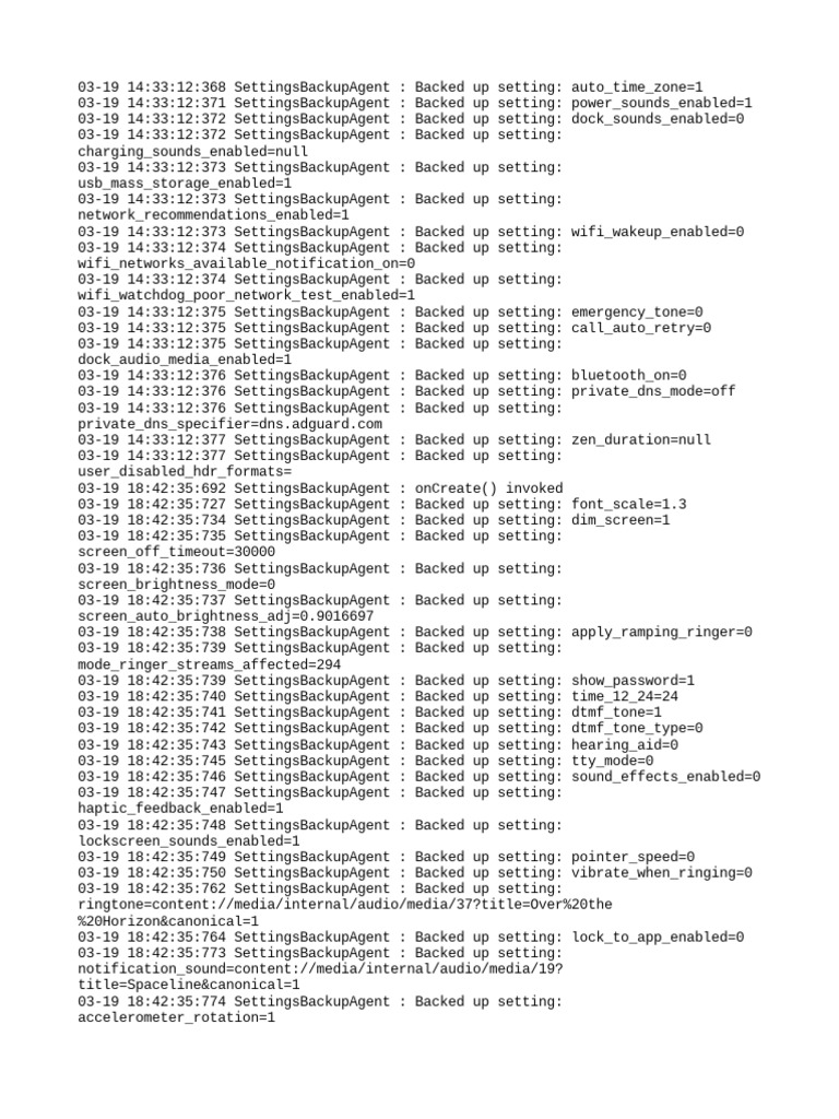 Settingsprovider | PDF | Computers