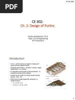 Design of Purlins | PDF | Structural Load | Roof