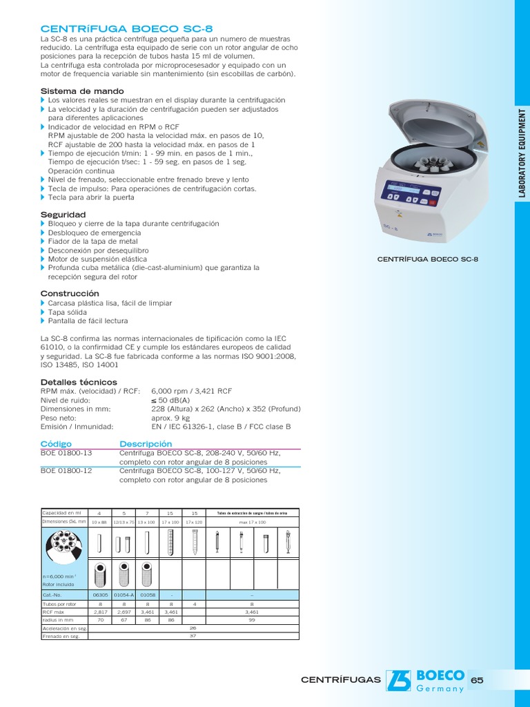 Boeco SC-8 | PDF | Vehículos | Bienes manufacturados