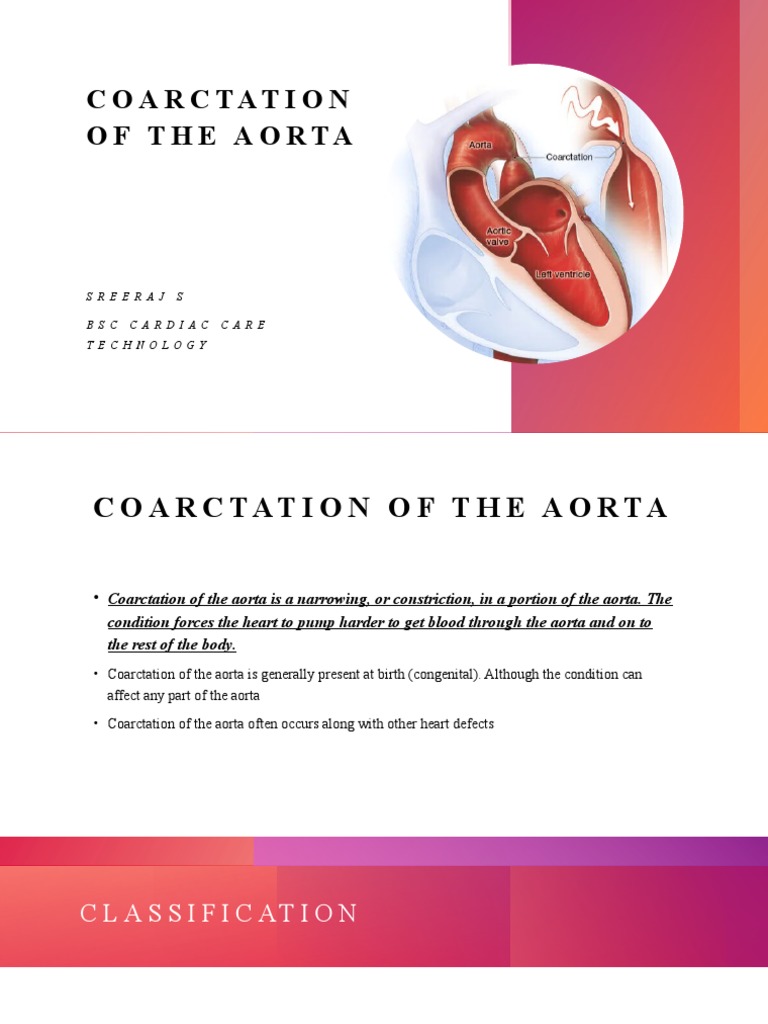 Coarctation of Aorta | PDF | Heart | Aorta