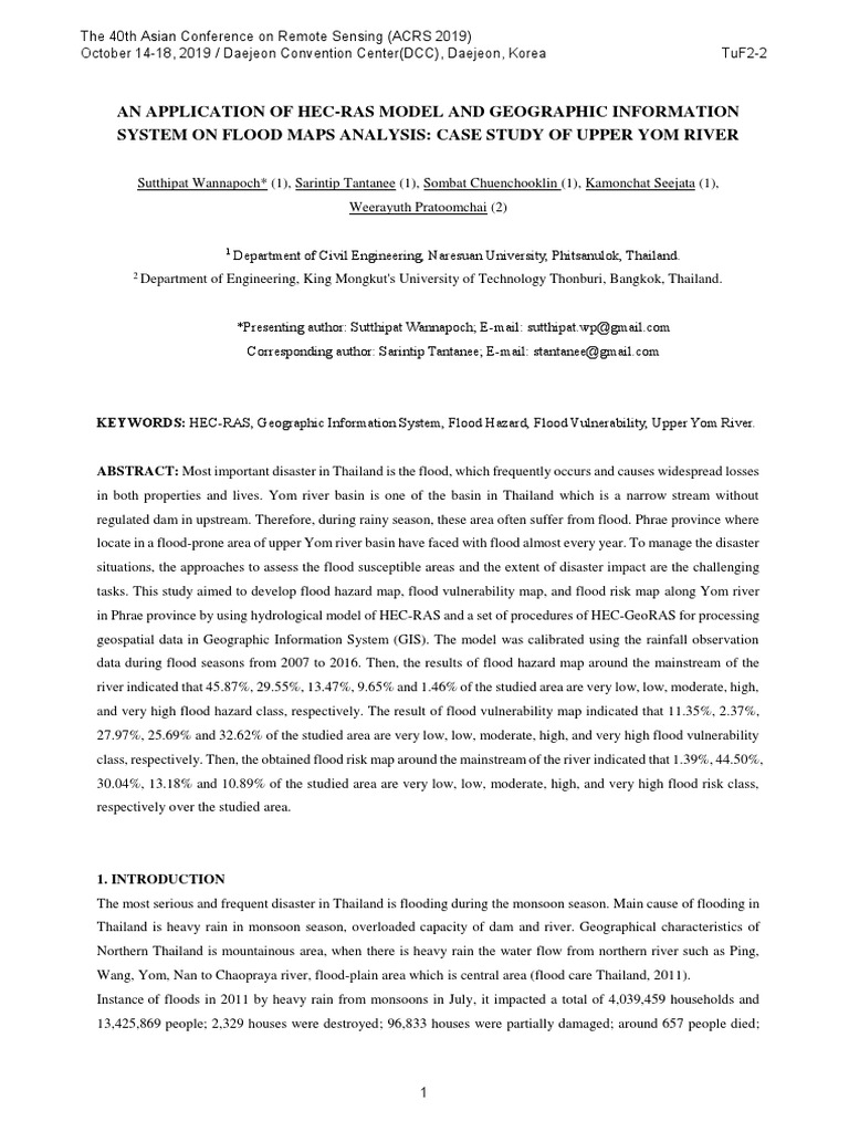 TuF2 2 | PDF | Geographic Information System | Flood