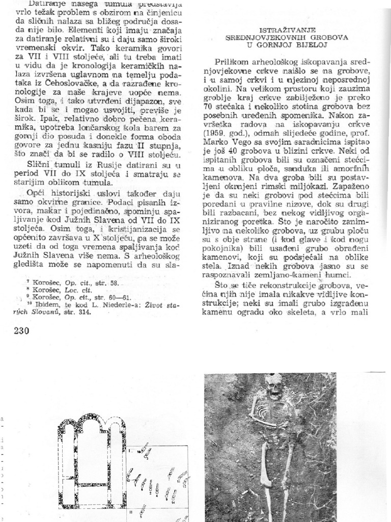 10 Anđelić, Historijski Spomenici Konjica i Okoline - Srednjovj grobovi Str.230 245 | PDF
