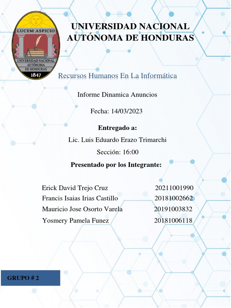 Informe Dinamicas RRHH | PDF | Gestión de recursos humanos | Salario