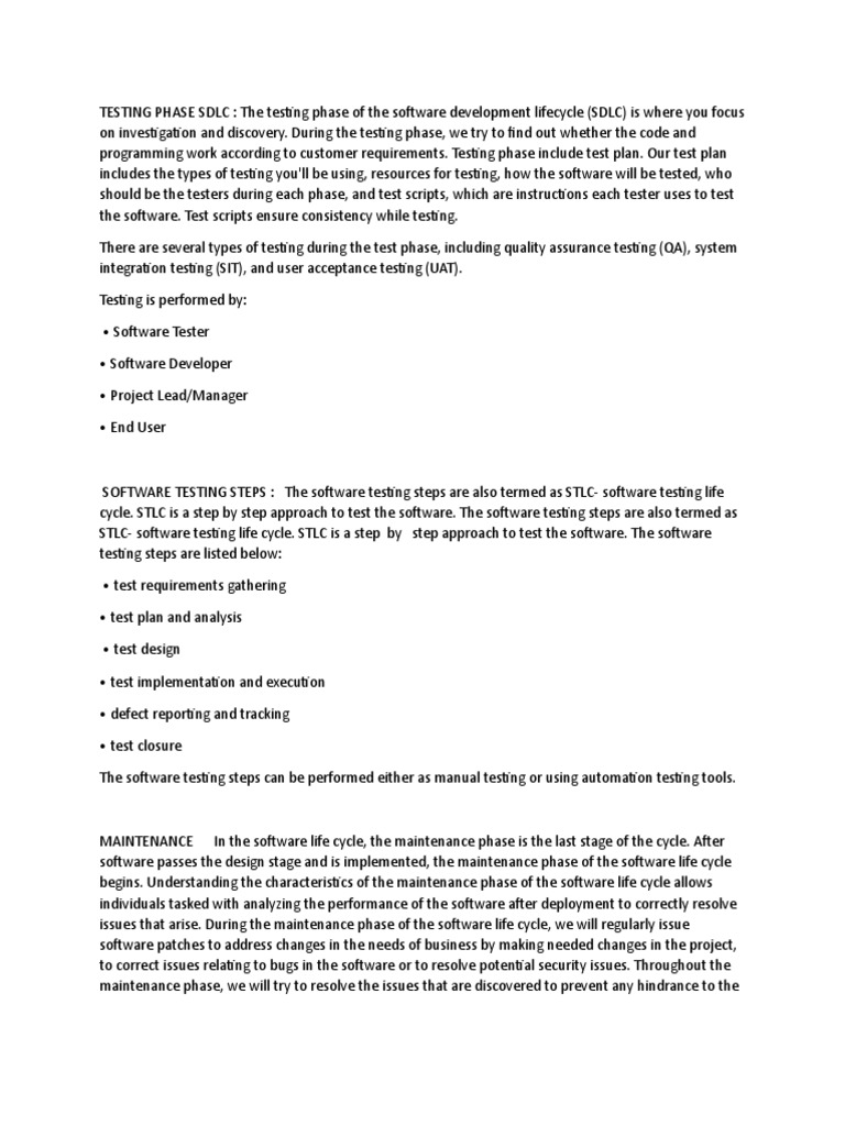 Conclusion | PDF | Software Testing | Business