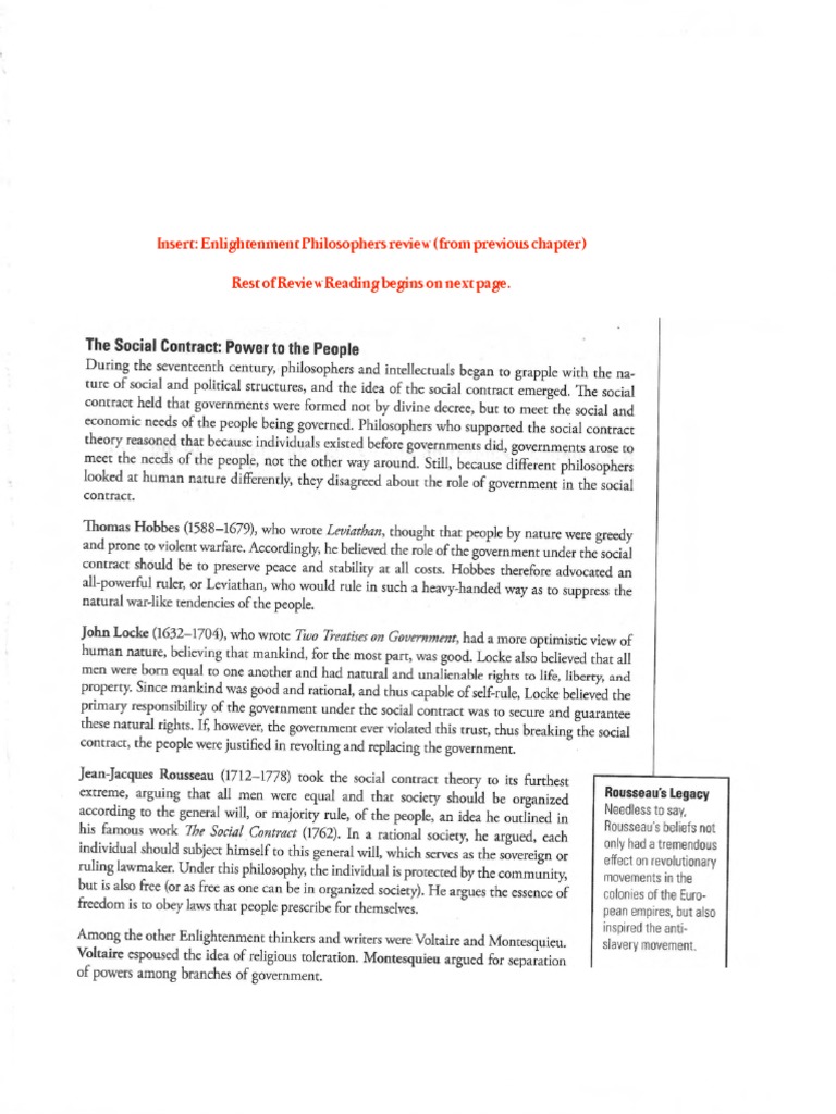 1750-1900 Review Reading - Sample Princeton Review AP World Modern PDF ...