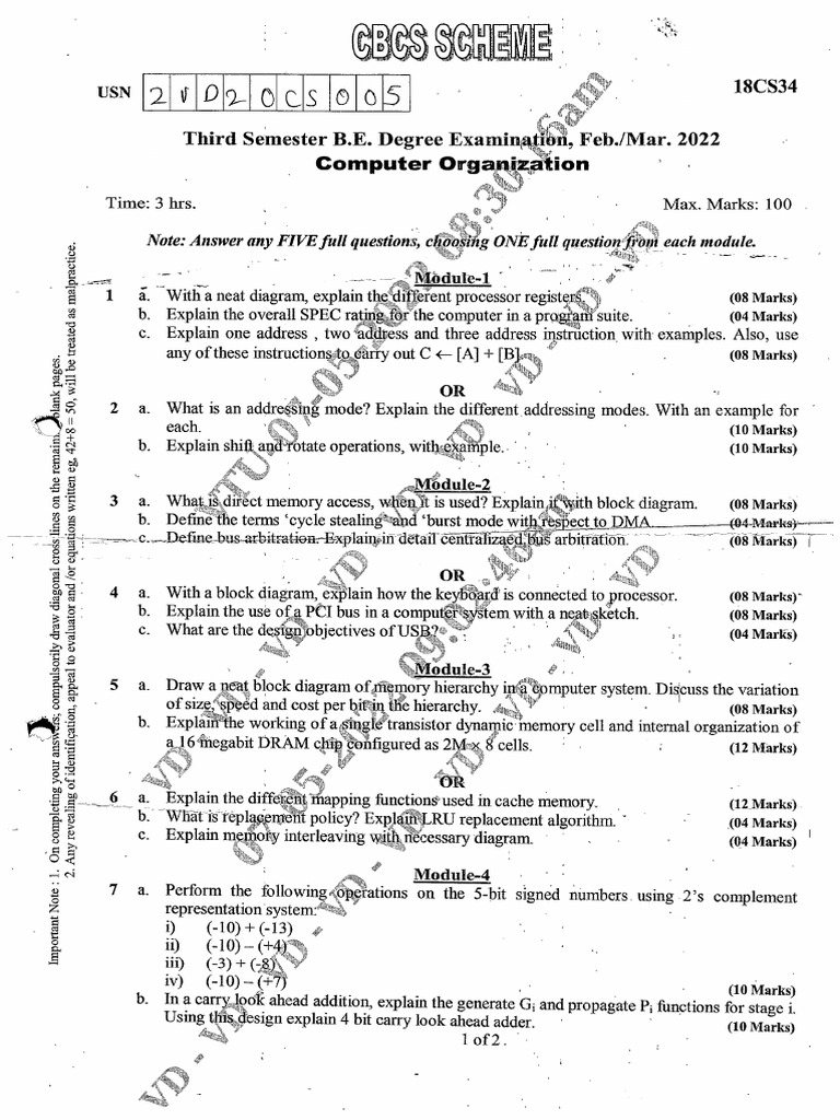 Co 18CS34 221 09 2022 - 001 1 | PDF