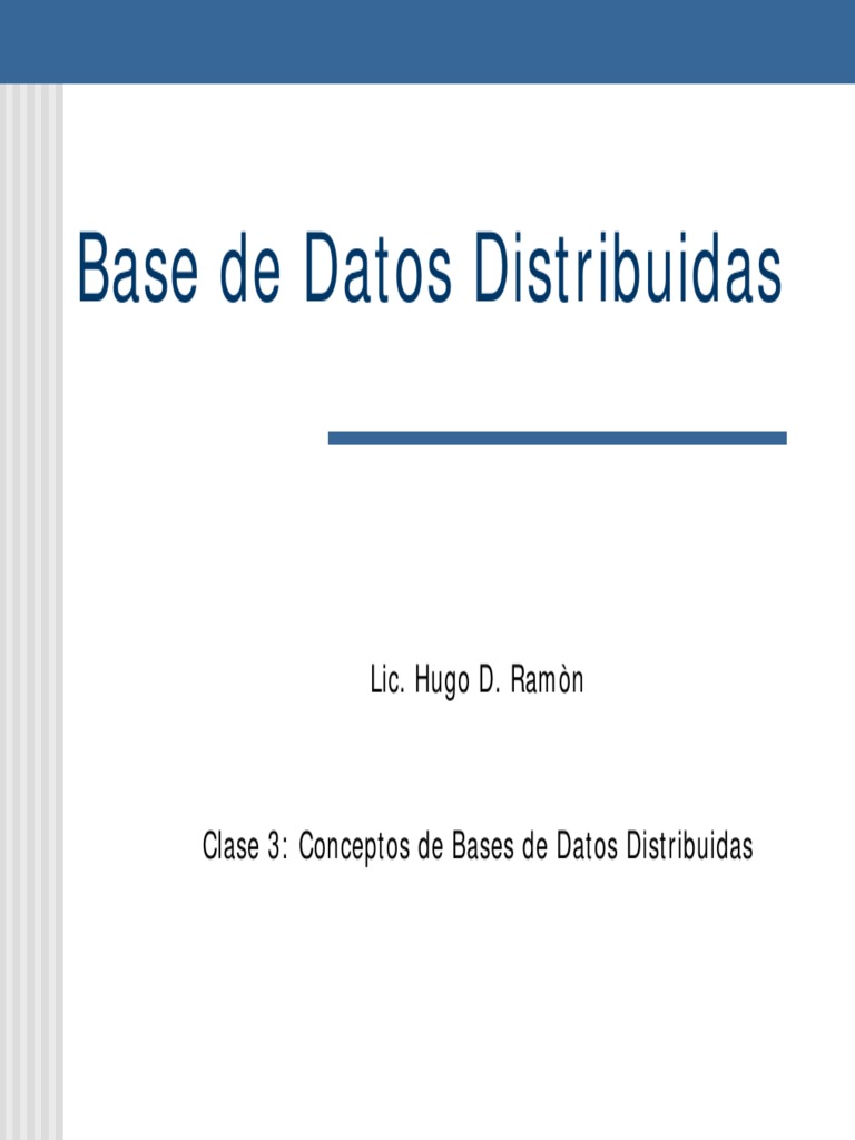 Clase 3 - Conceptos de BDD | PDF | SQL | Oracle Corporation