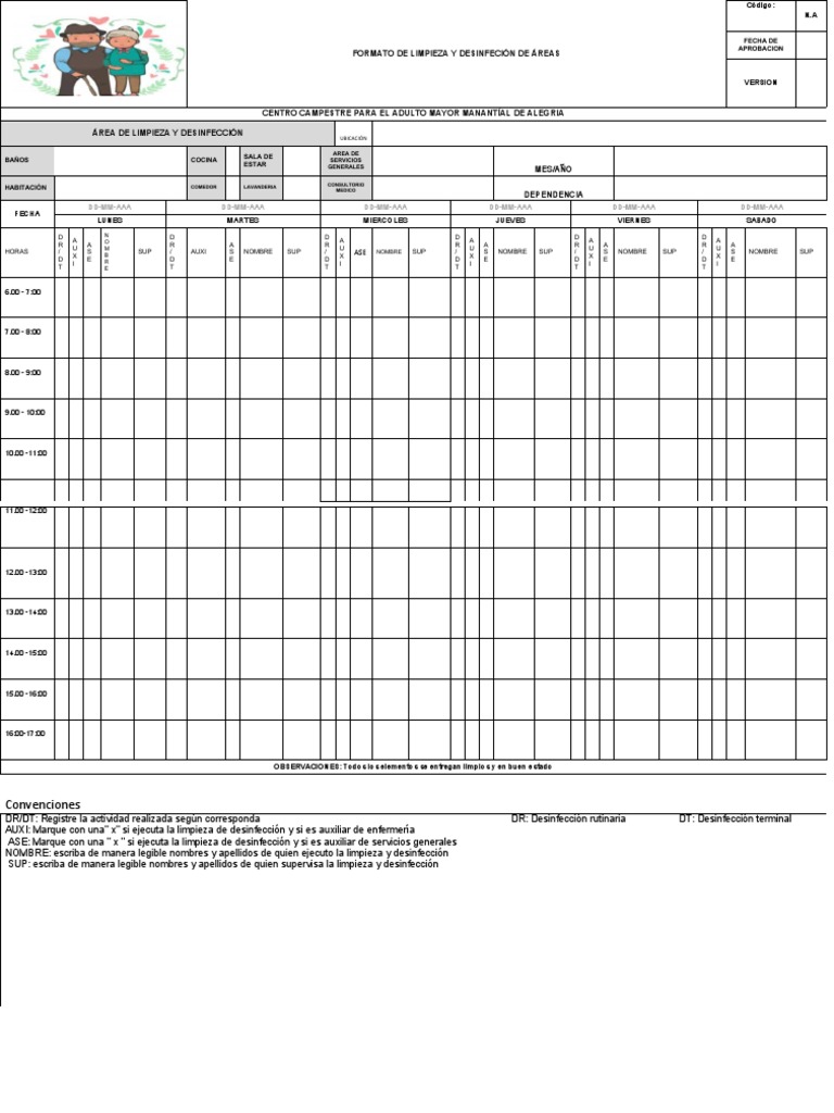 Formato de Aseo General | PDF