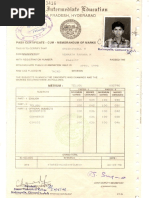 Class 12 Marksheet Template | PDF