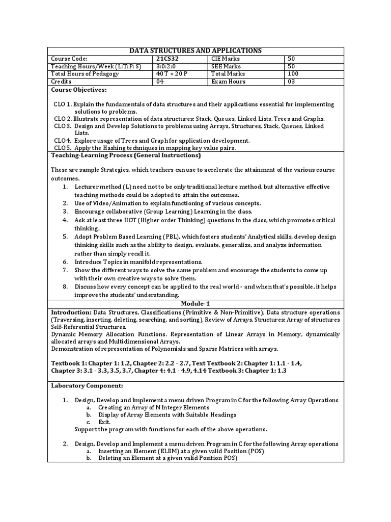 Data Structures Notes Pdf Pointer Computer Programming Variable Computer Science