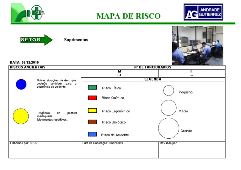 Mapa de Risco Ambiental e Acidentes | PDF