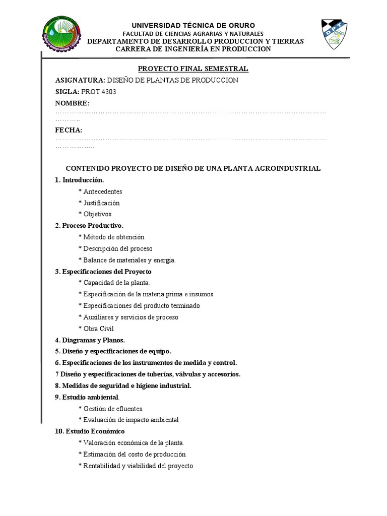 Proyecto Final Semestral | PDF