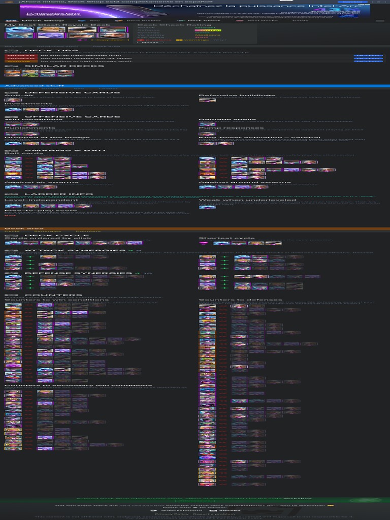 Deck Checked! Improve Your Clash Royale Deck | PDF