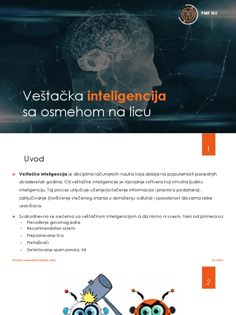 Vestacka Inteligencija Sa Osmehom Na Licu | PDF Vestacka Inteligencija Sa Osmehom Na Licu | PDF