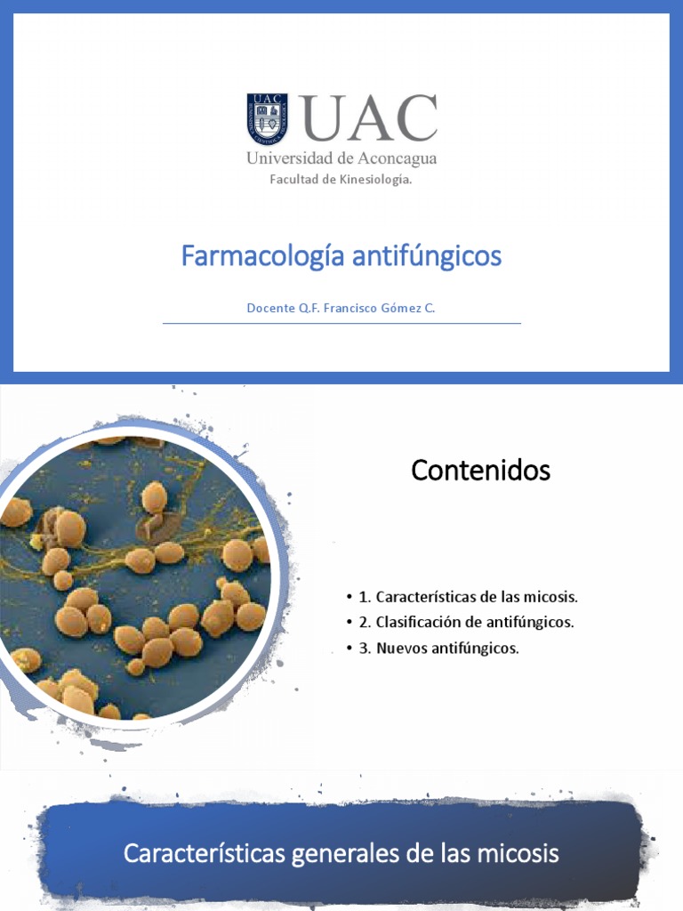 Farmacología antifungicos | PDF | Especialidades Medicas | Farmacología