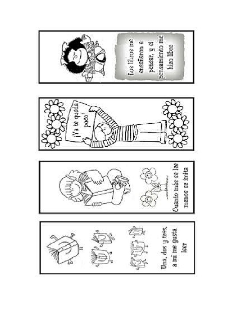 Marcapaginas Dia Del Libro | PDF