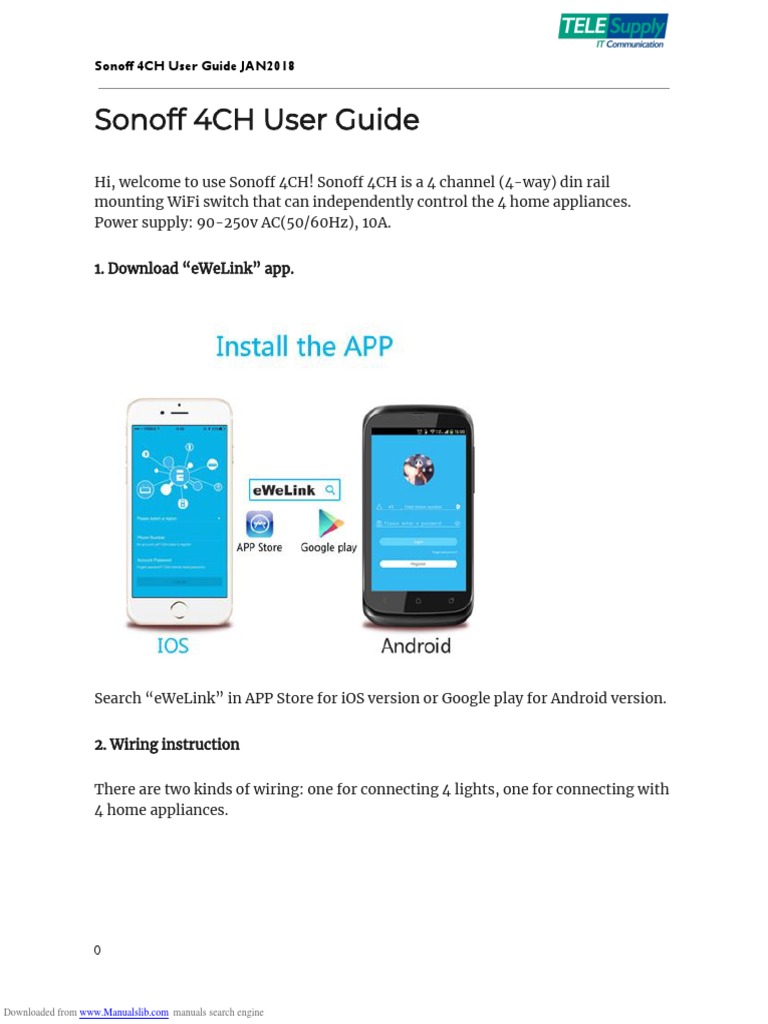 4ch Sonof | PDF | Online And Offline | Wi Fi
