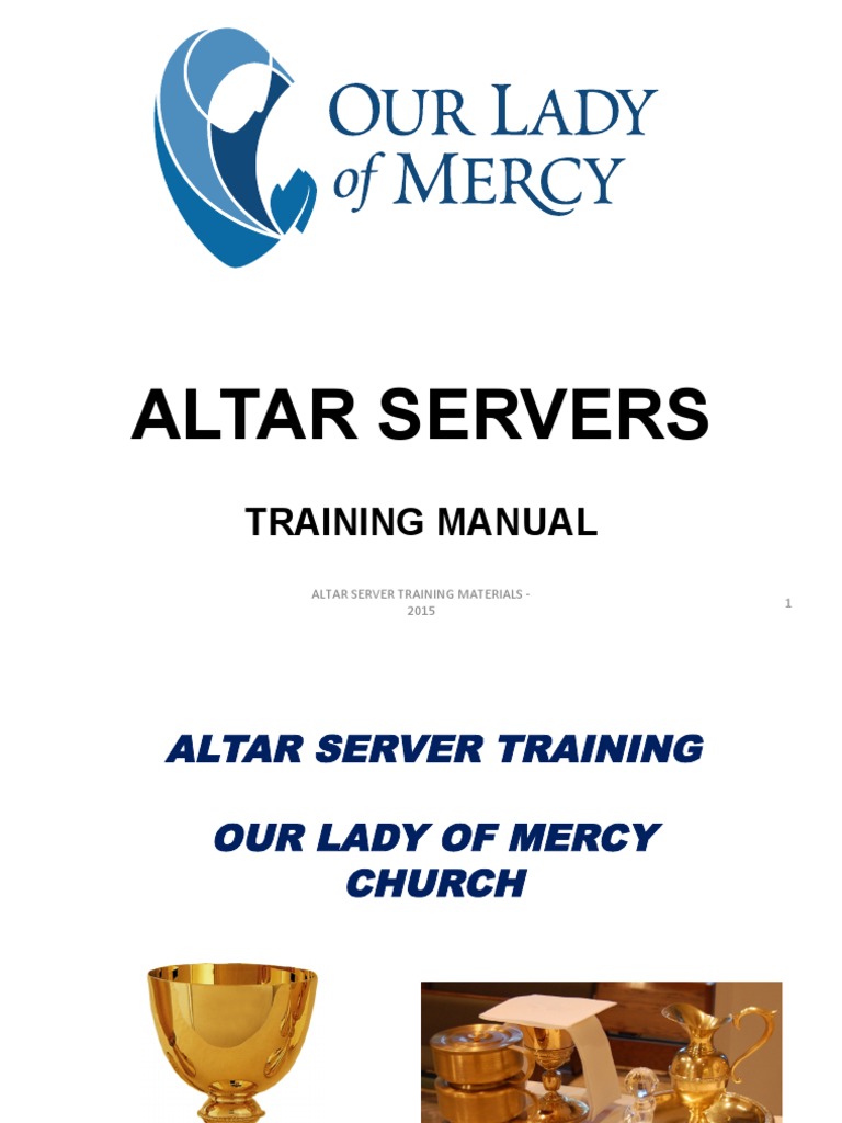 Altar Server Training Manual | PDF