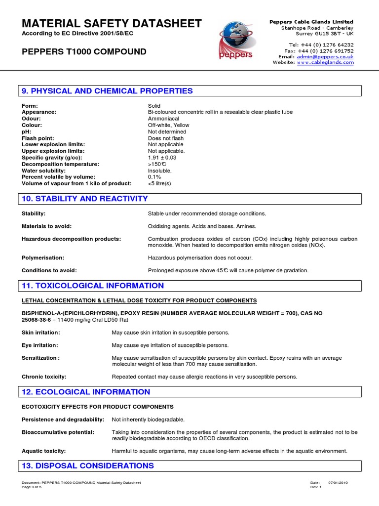 362a3322p005 4 | PDF | Toxicity | Epoxy