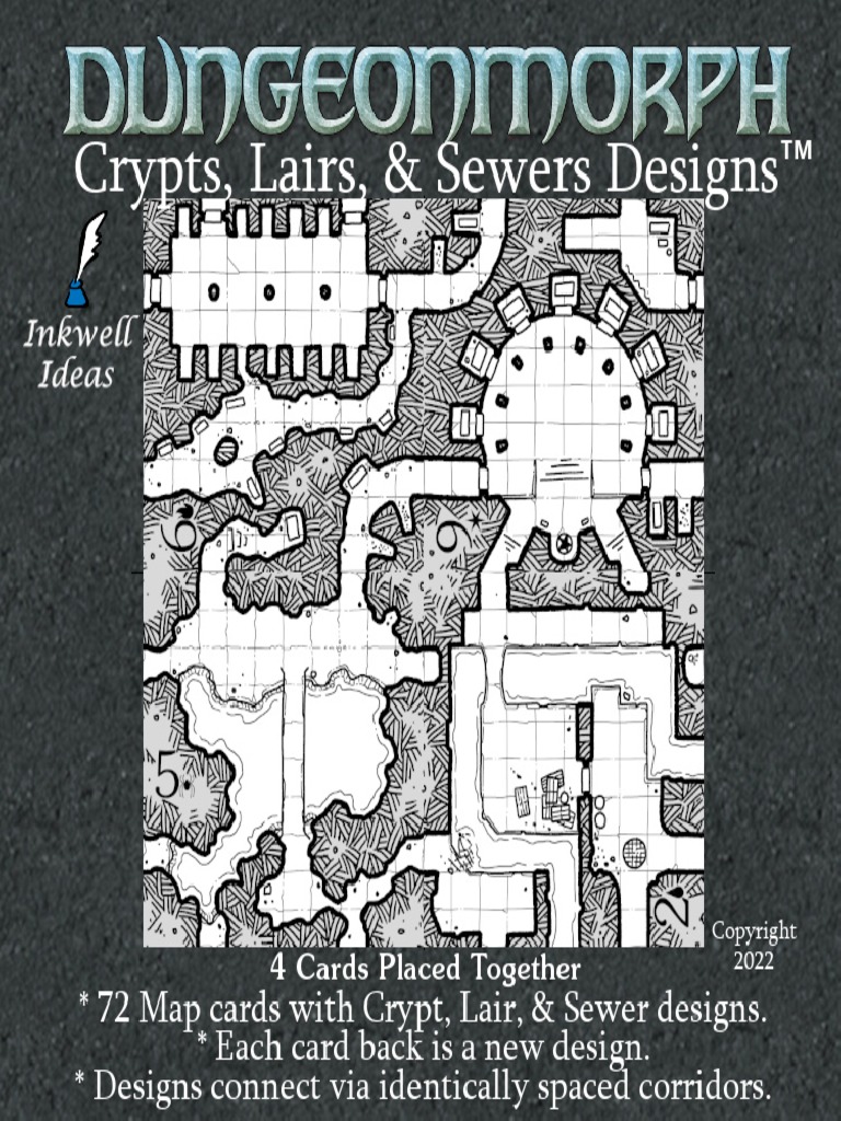 Dungeonmorph Crypts Lairs Sewers Dyson Cards No Bleed Optimized | PDF