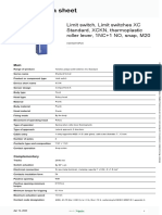 XCKJ167 Limit Switch Data Sheet | PDF | Technology & Engineering