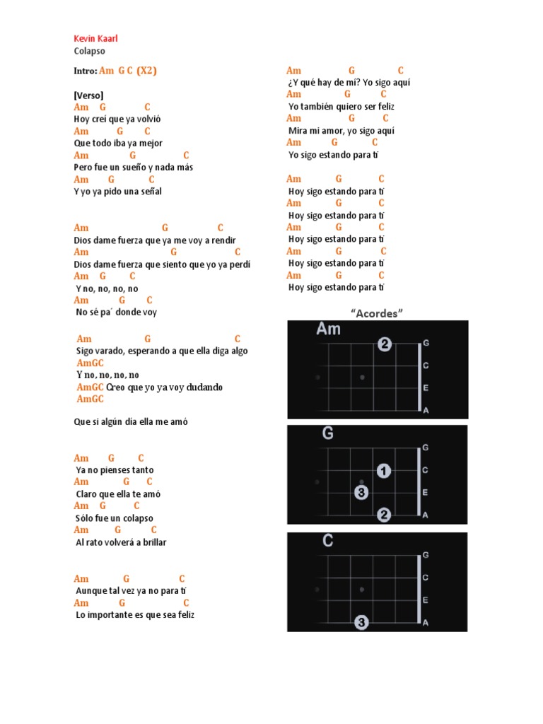 Colapso - Kevin Kaarl Ukulele | PDF