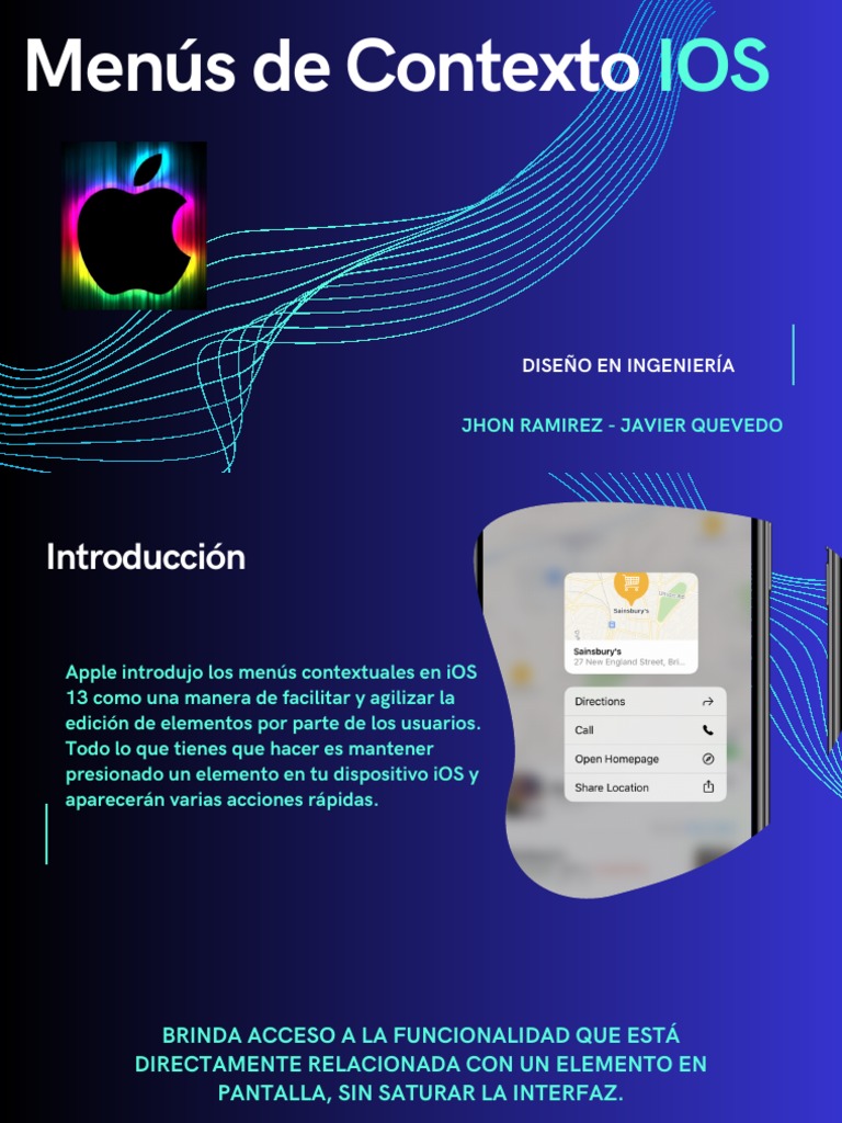 Menus de Contexto Ios | PDF | Arte | Informática