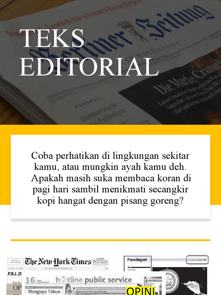 Teks Editorial | PDF
