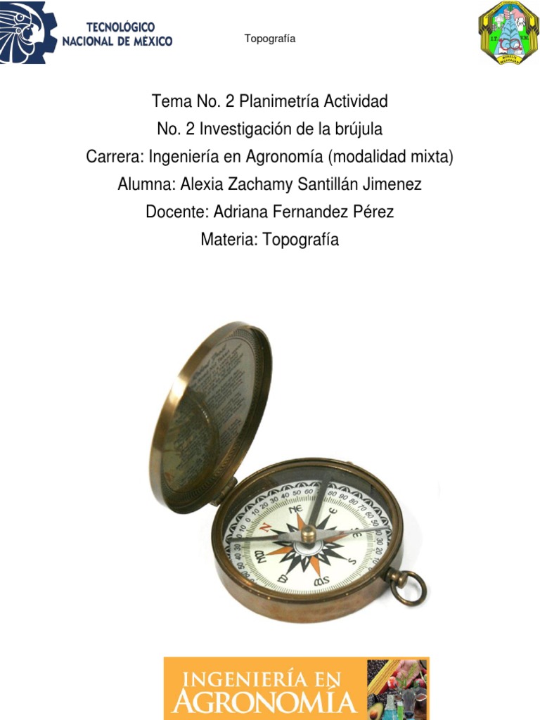 Act 2 Investigación Azsj | PDF | Brújula | Azimut